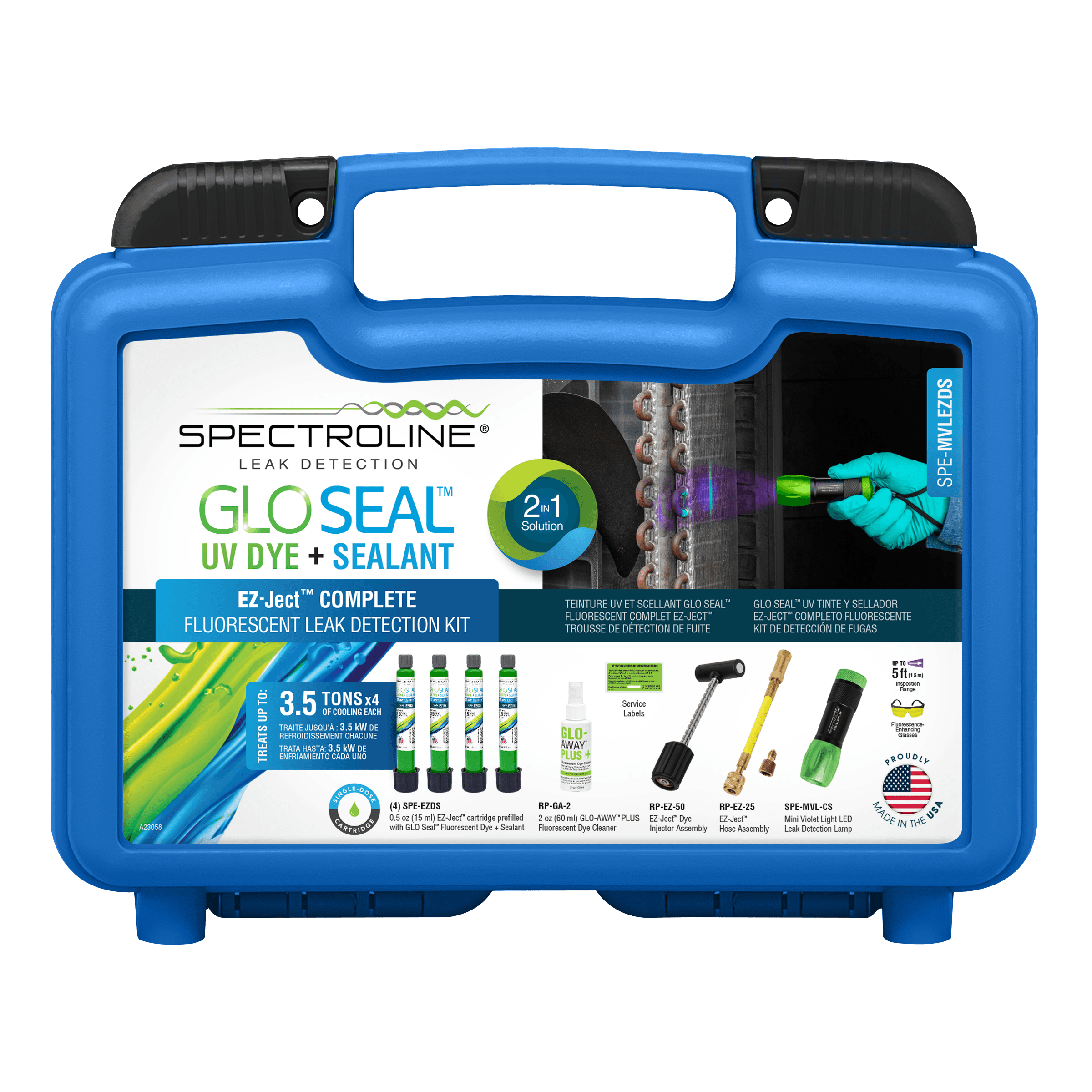 Glo Seal UV Dye & Sealant Products - Spectroline.com