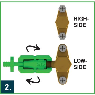 GLO Seal Syringe Injector and Dual Adapter - Spectroline.com