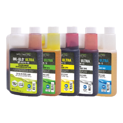OIL-GLO Ultra UV Fluorescent Leak Detection Dye - Spectroline.com