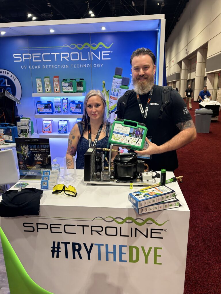 Spectroline Tells Technicians to Try the Dye at AHR 2025 - Spectroline.com